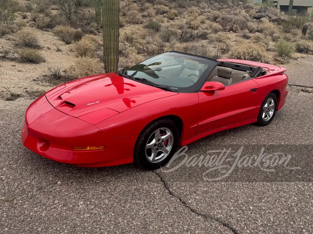 Rare 1997 Pontiac Firebird Trans Am WS6 convertible crosses the block ...