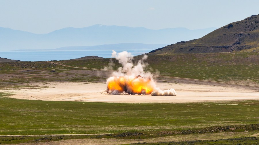 Large rocket detonation scheduled for Monday, Hill Air Force Base says