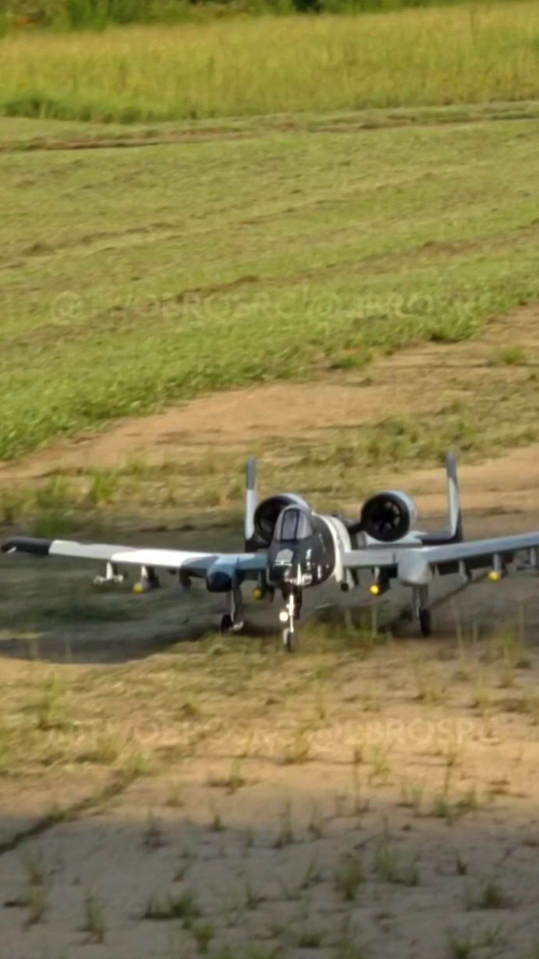 A-10C Warthog RC flight envelope: Realistic air combat performance