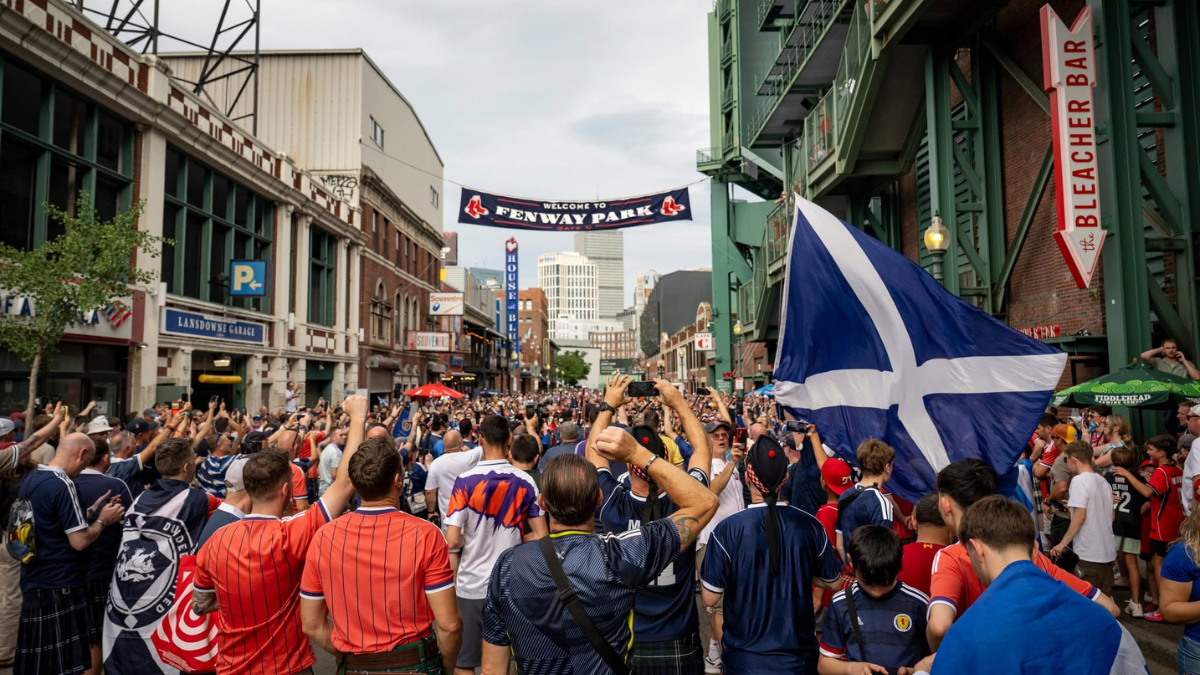 5,000 soccer fans invade Boston for Scotland’s historic World Cup return