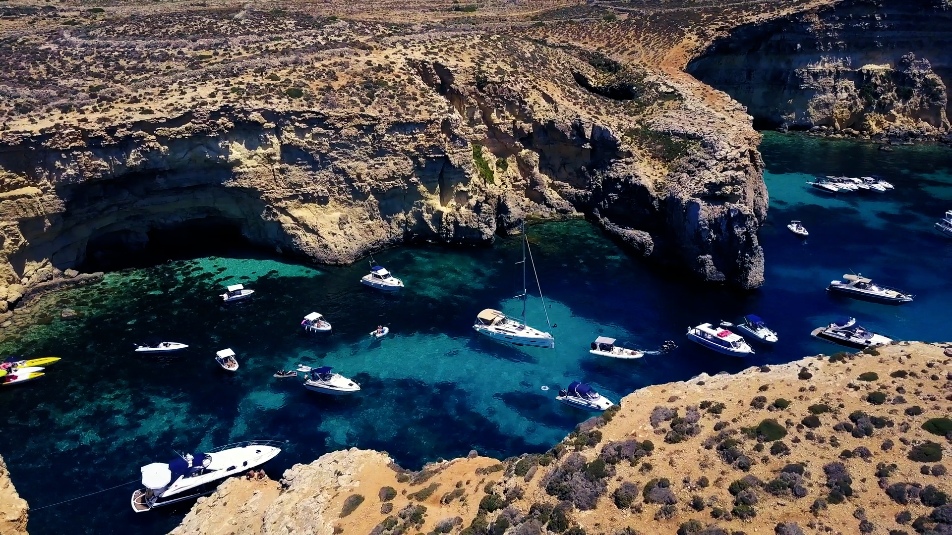 Lagoons from above