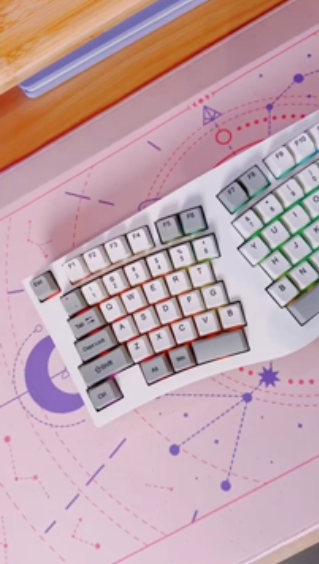 The keyboard layout designed for better typing