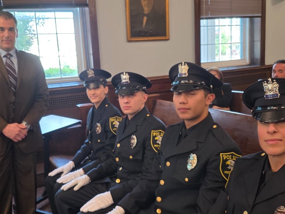 4 new West Orange police officers sworn in for duty