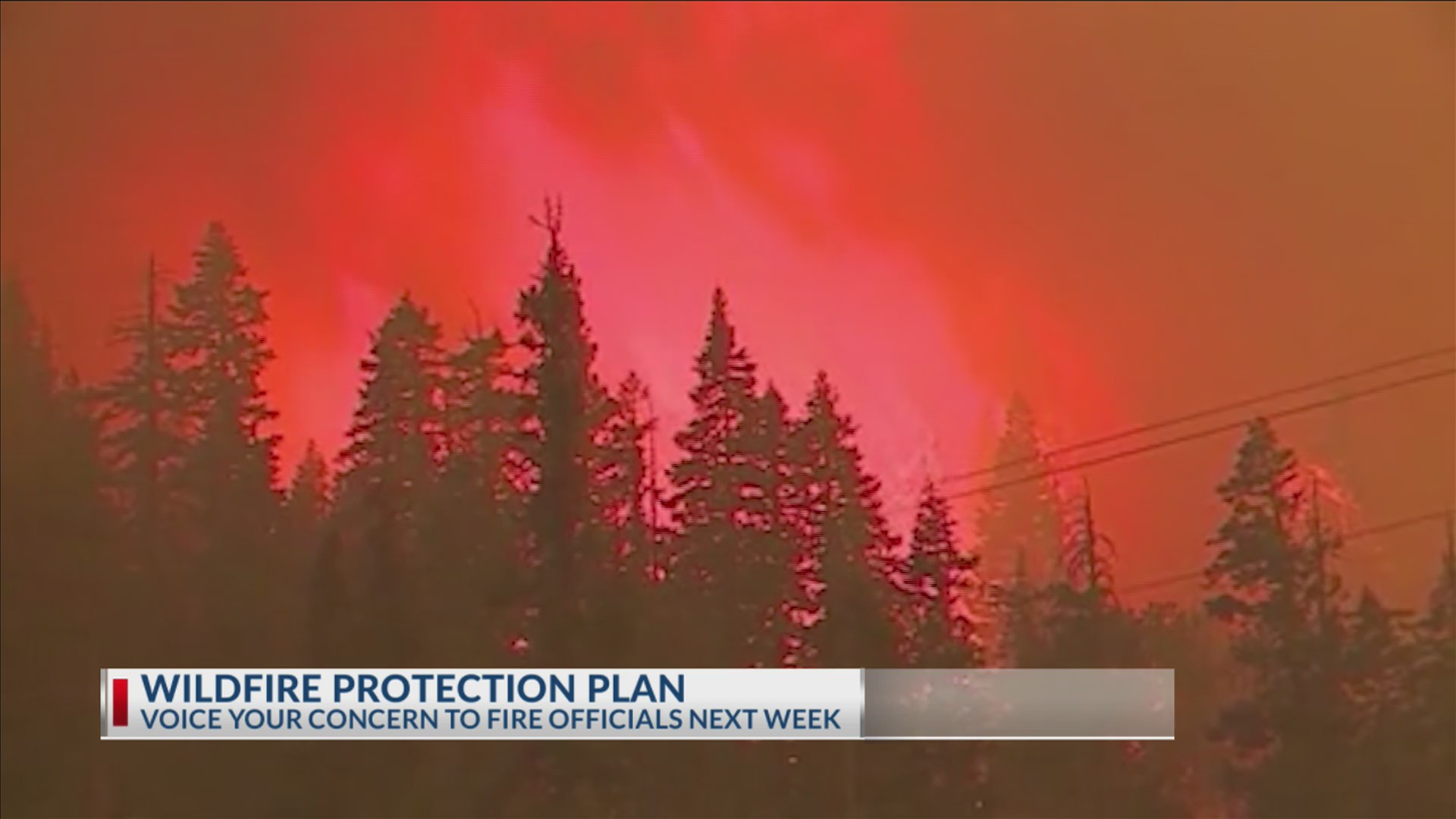Wildfire protection plan meeting set to take place this week