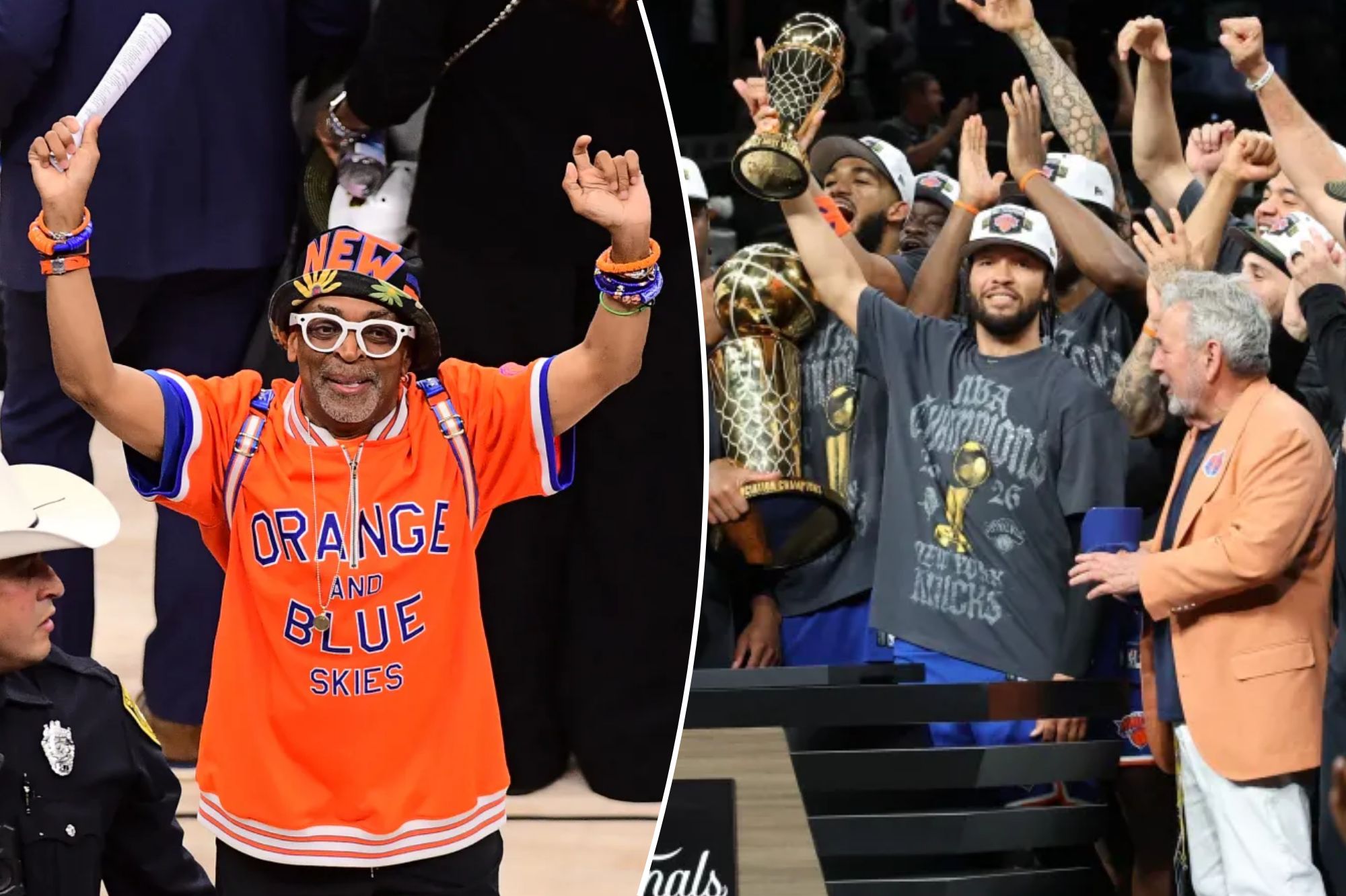 Spike Lee ring debate rages after Knicks win NBA championship