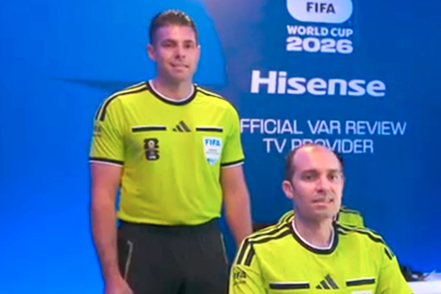 World Cup referee accused of making 'white power' hand signal after ...