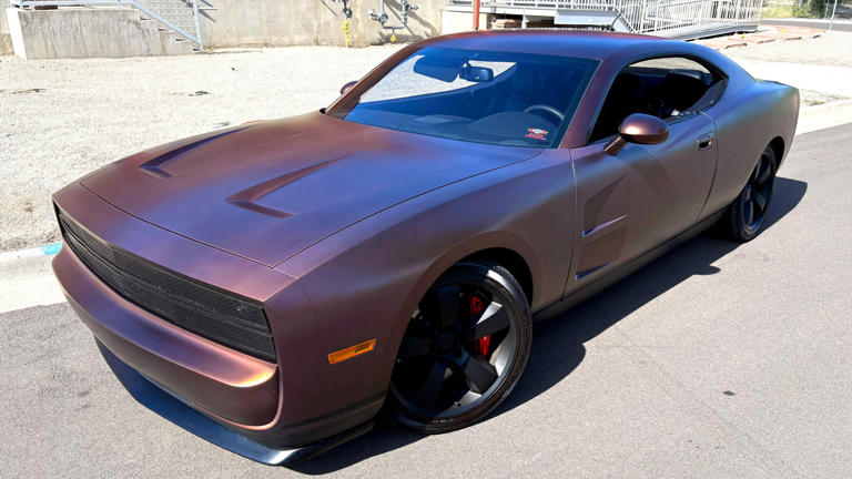 Dodge’s Charger SRT8 came with four doors. This one-off has two