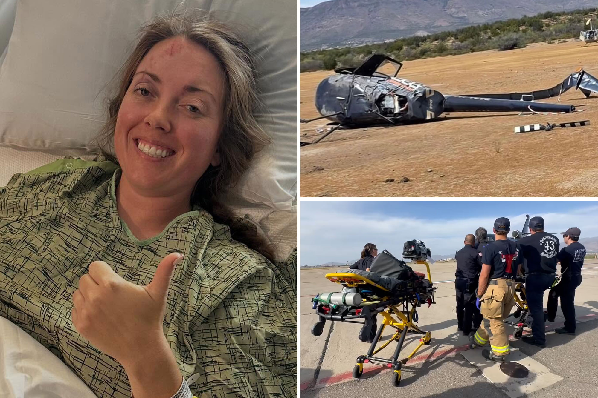 California nurse miraculously survives massive helicopter crash during ...