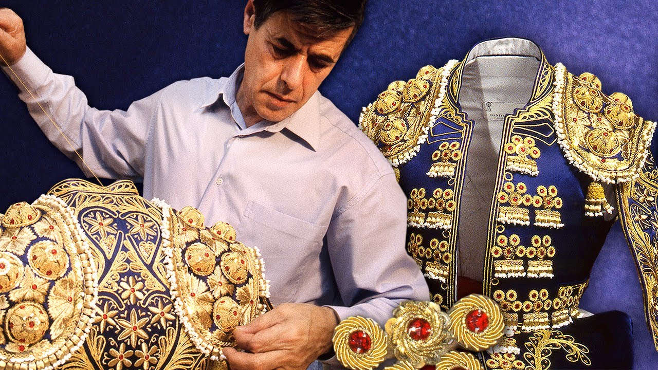 El traje del torero, hecho a mano por un especialista