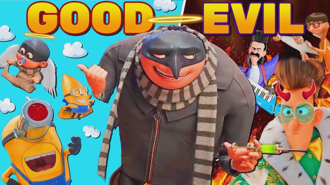 Despicable Me 1-4 characters: Good to evil