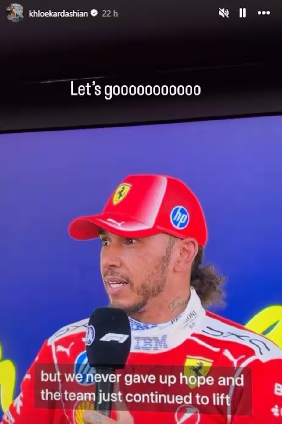 Las Kardashian celebran la victoria de Lewis Hamilton