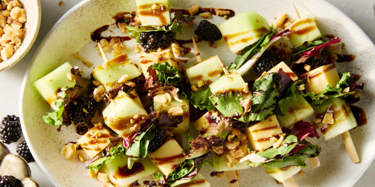 Shea McGee shows us how to make her beloved blackberry gouda skewers