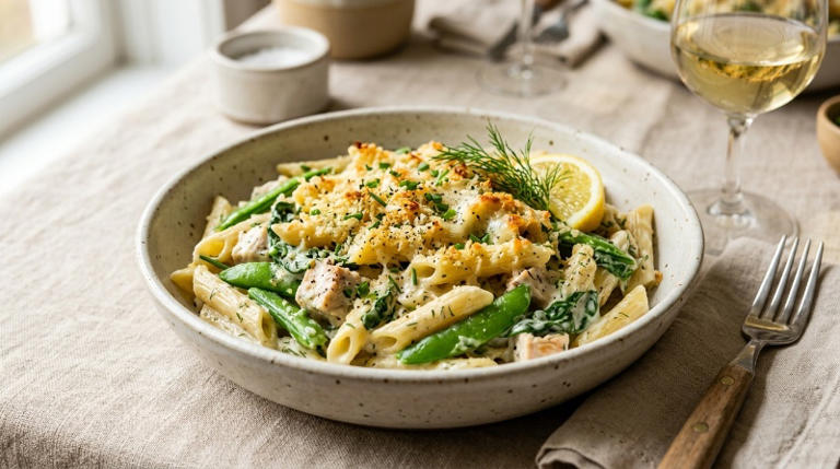The one-dish spring pasta everyone is craving: Creamy Boursin, lemon ...