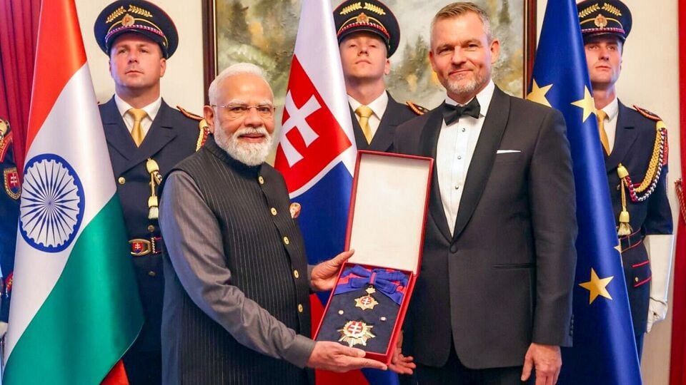 PM Modi conferred Slovakia’s highest award, total international honours ...