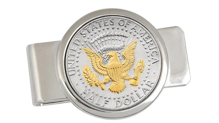 Celebrate America’s 250th birthday with a JFK half dollar money clip ...
