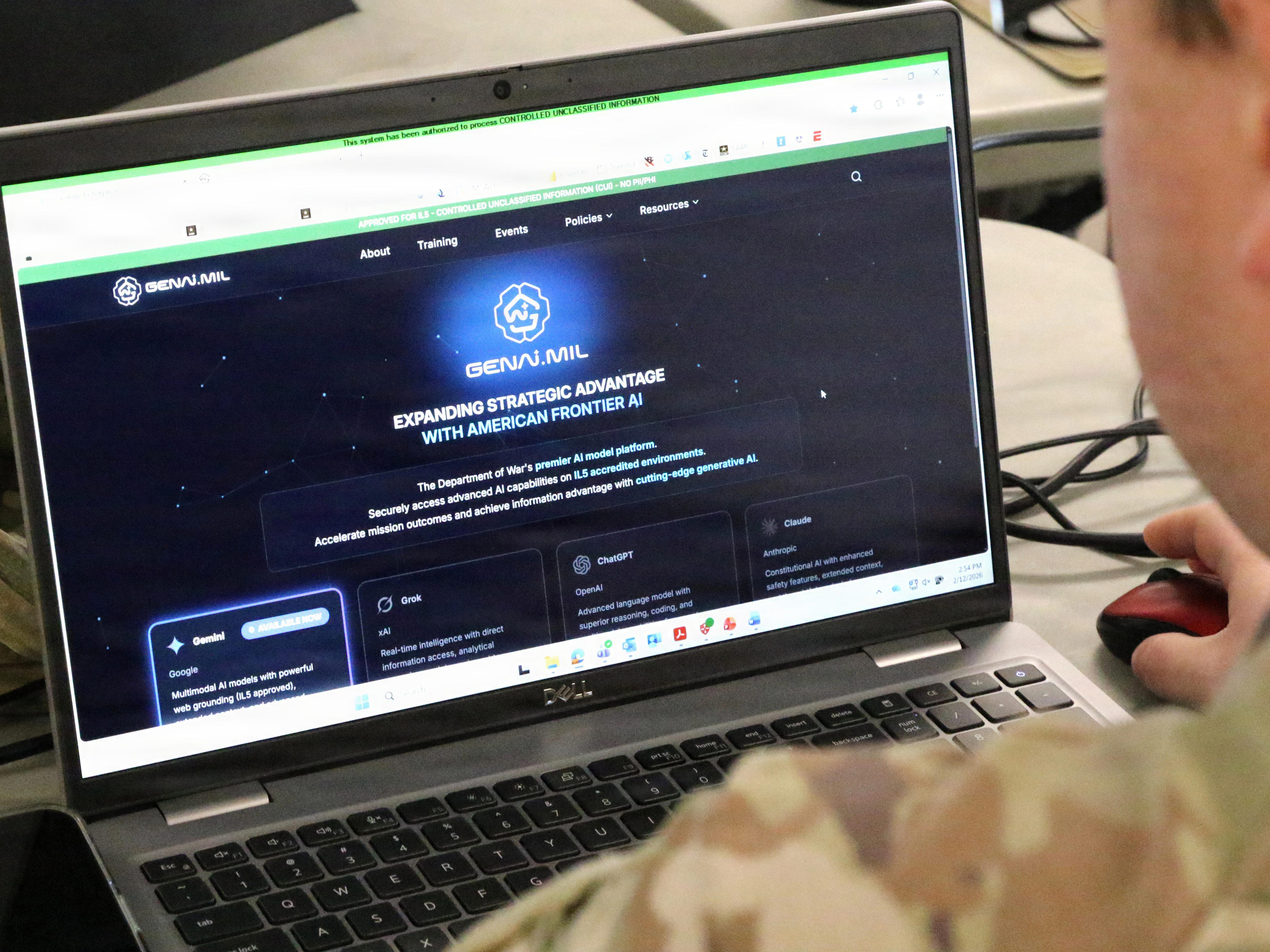 1.5 million Defense Department workers are now using the military's ...