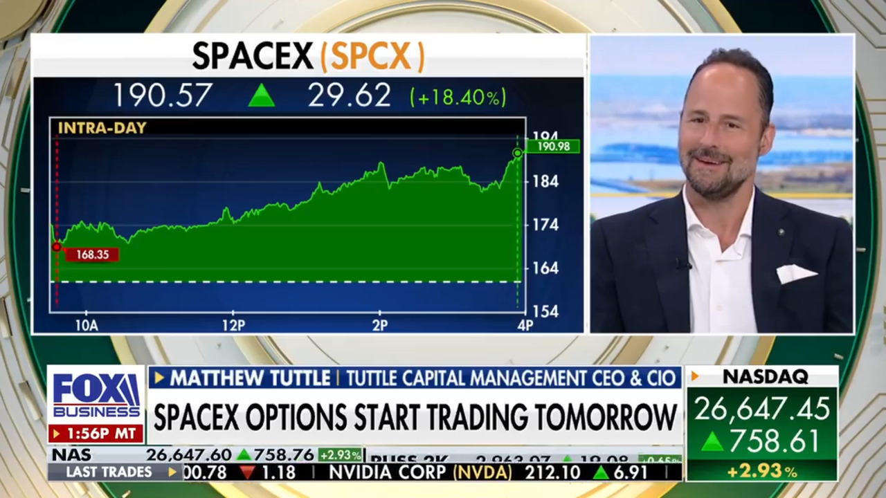 Matthew Tuttle explains selling the SPCX ticker to SpaceX