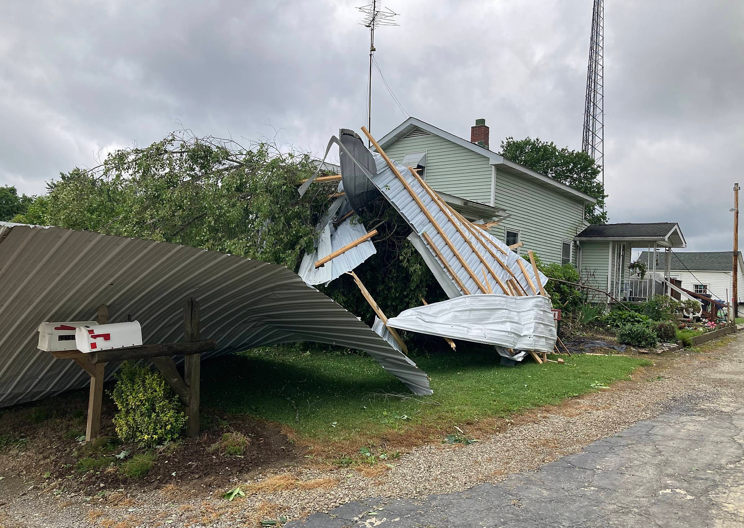 NWS Cleveland confirms 2 tornadoes hit Crawford County on June 14