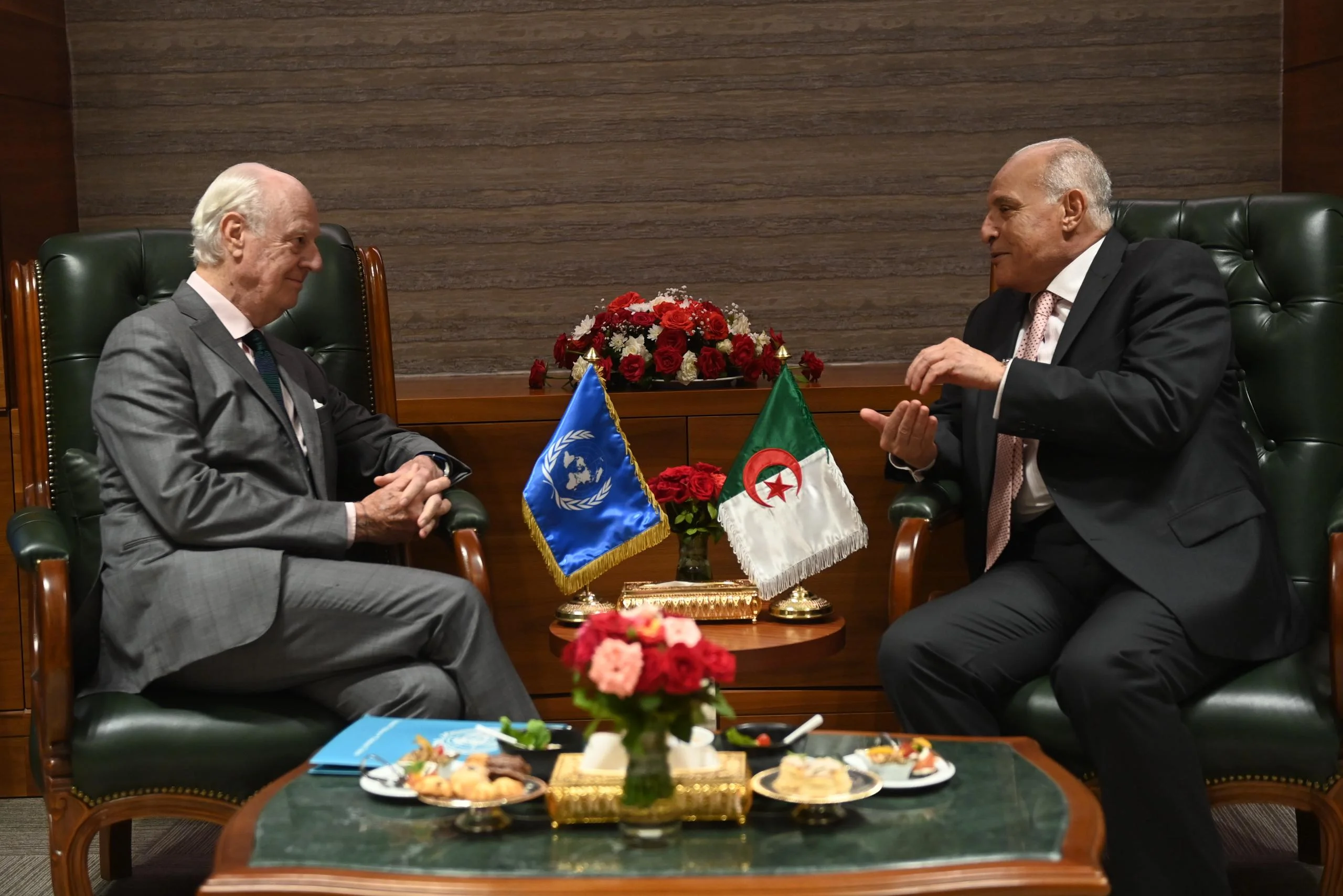 De Mistura meets Algeria foreign minister over Western Sahara talks