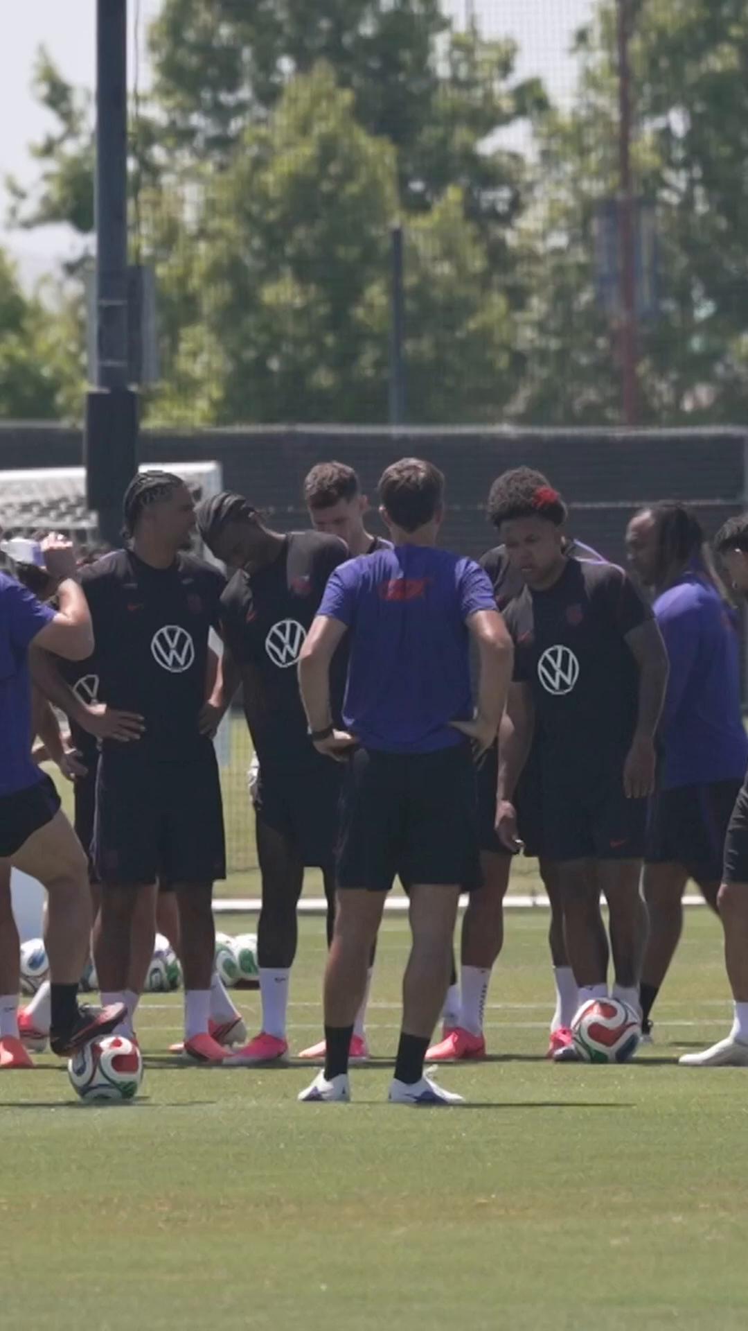 USA train ahead of Australia showdown in Group D