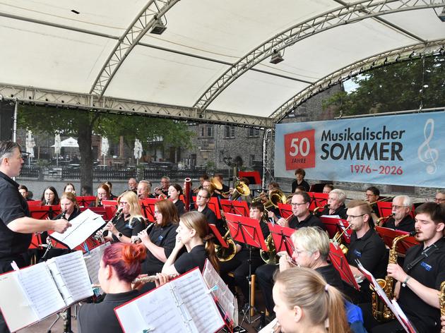 Blasorchester Reiskirchen spielt vor nur 100 Besuchern