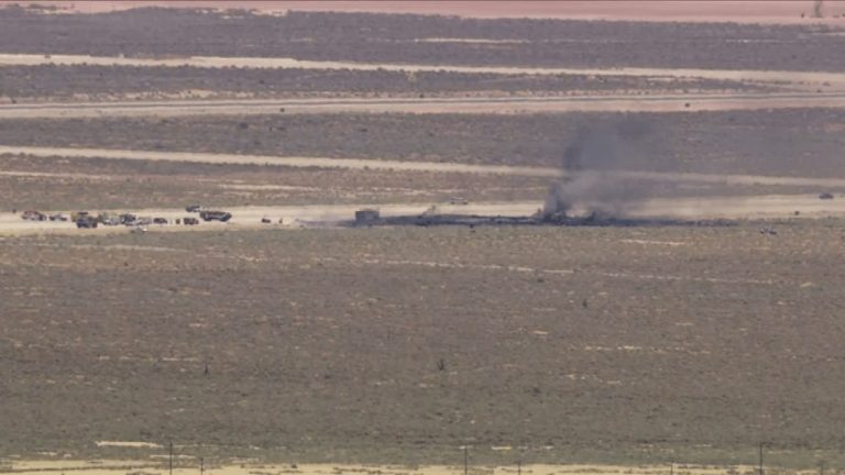 B-52 crashes after takeoff from Edwards Air Force Base with 8 people ...