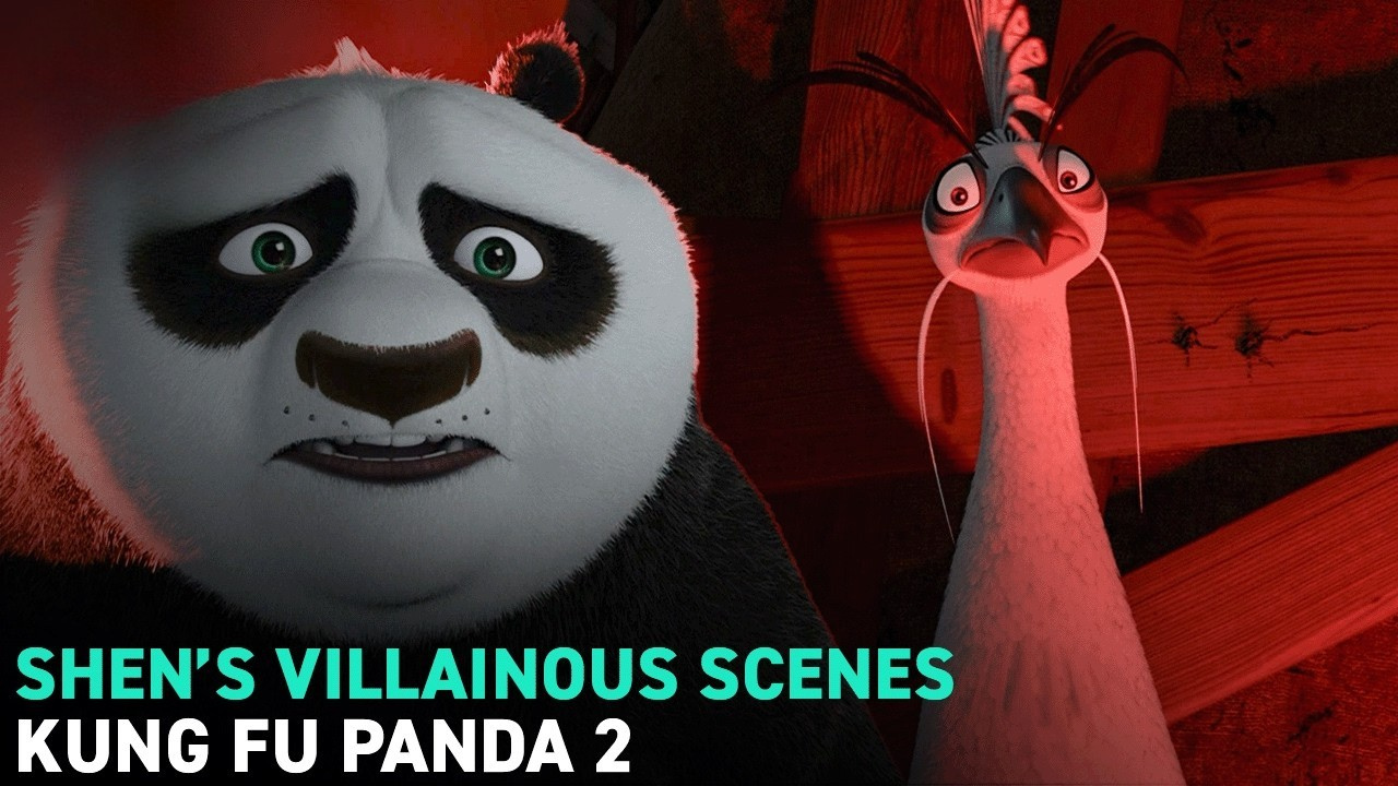 Lord Shen vs. Po: All scares | Kung Fu Panda 2