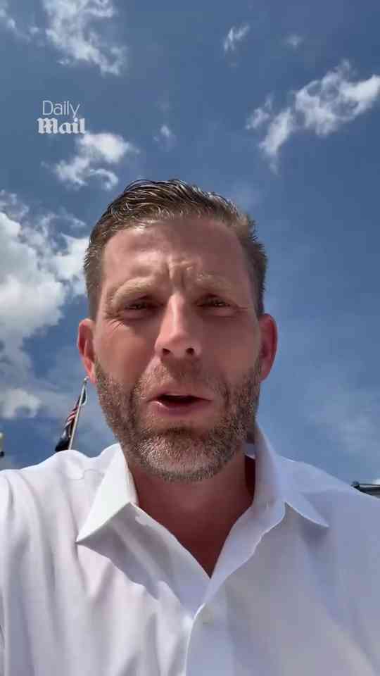 Eric Trump denies messages shared by Daniel Cormier