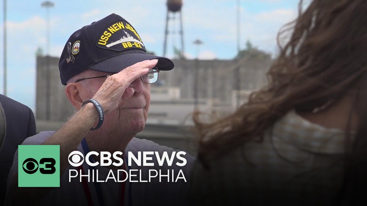 Last known WWII battleship New Jersey crewmember returns to ship for ...