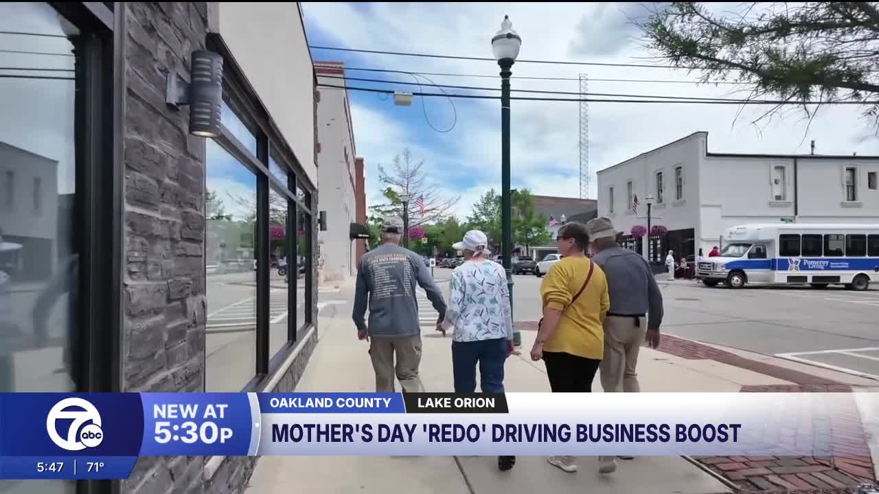 Lake Orion businesses rally with 'Mother's Day redo'