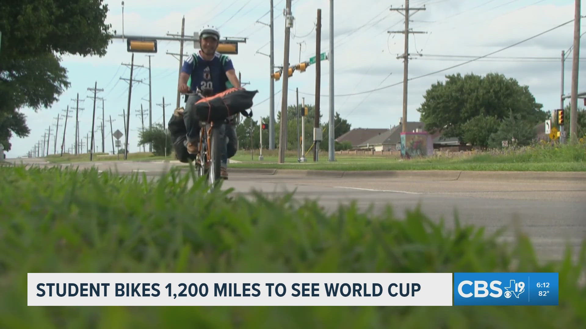 Student bikes 1,200 miles to watch Japan play in Dallas