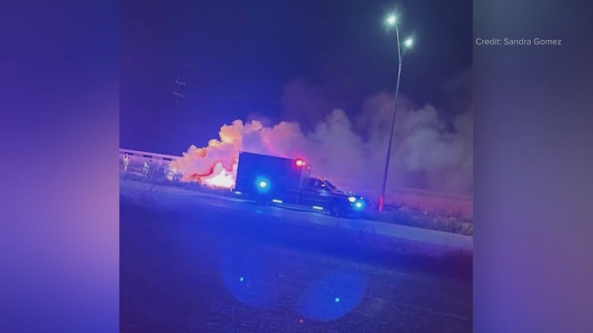 2 people died in fiery car crash on Sunday, police say