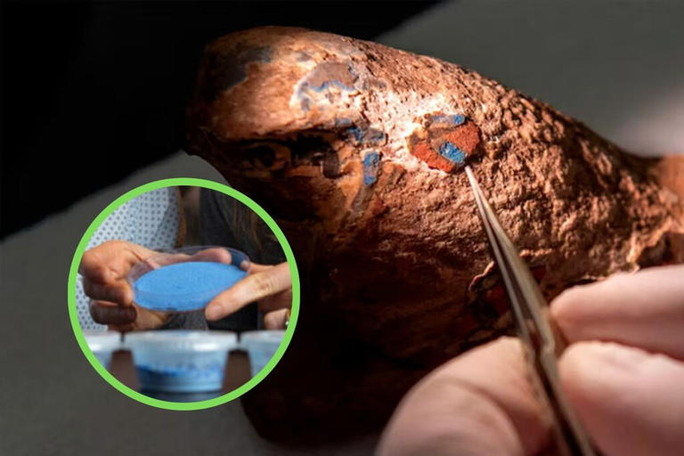 Científicos están recreando la receta perdida del azul egipcio. El ...