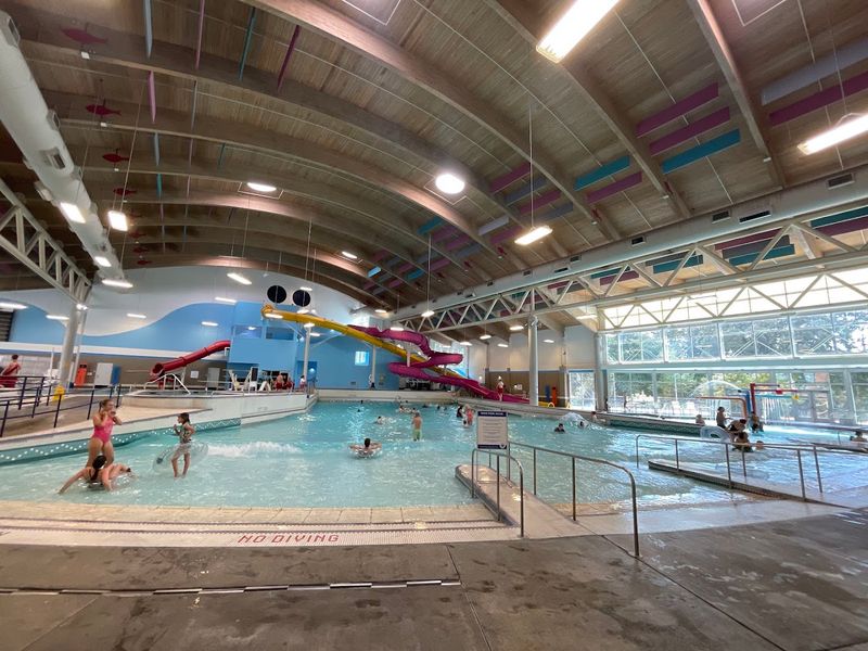 This Oregon aquatic center has a wave pool, water slides, and even a ...