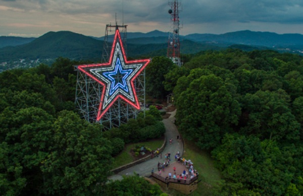 Roanoke’s iconic star to shine red, white, and blue for America’s 250th ...
