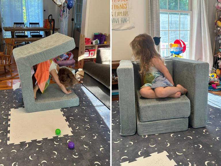 I brought home Nugget's Smore chair for my kids and it delivered on its ...
