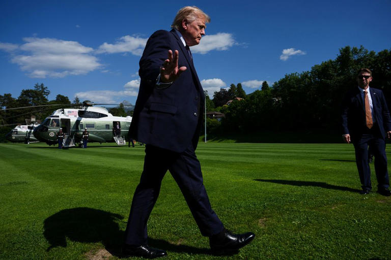 Trump says 'fake news' US will pay Iran as part of peace deal