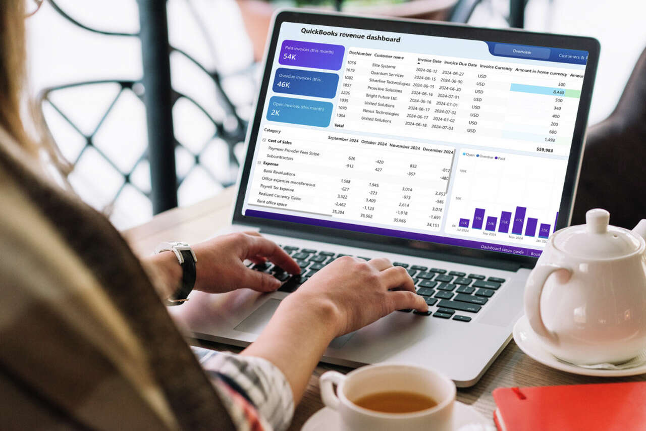 Run business finances from one desktop with QuickBooks for $400