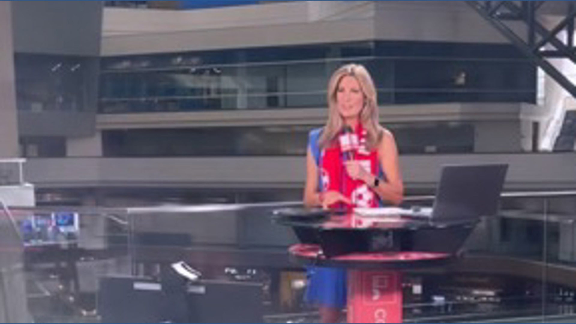 BTS 11Alive World Cup TV set
