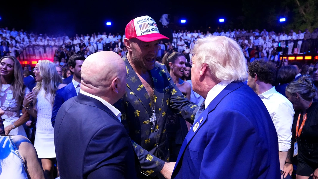 Tyson Fury's pro-Trump appearance sparks debate