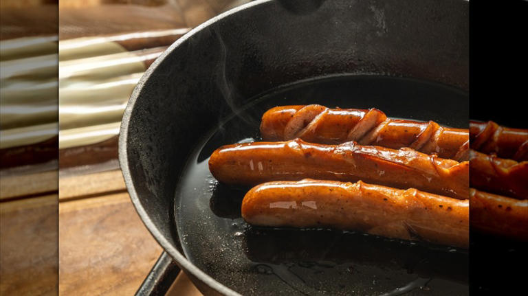 Take pan-seared hot dogs up a notch and cook them in this flavorful fat