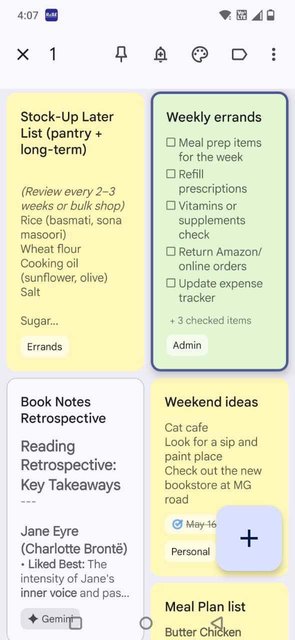 My Google Keep notes were a mess until I started using these features