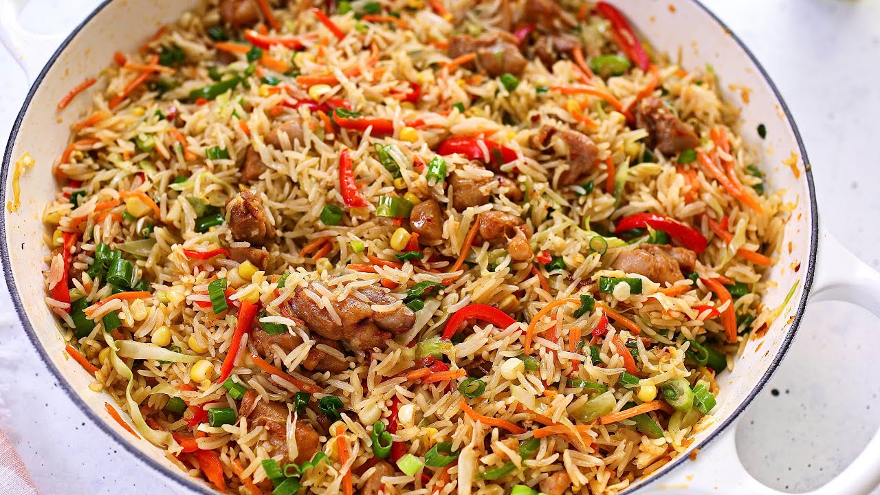 I made the ultimate spring fried rice