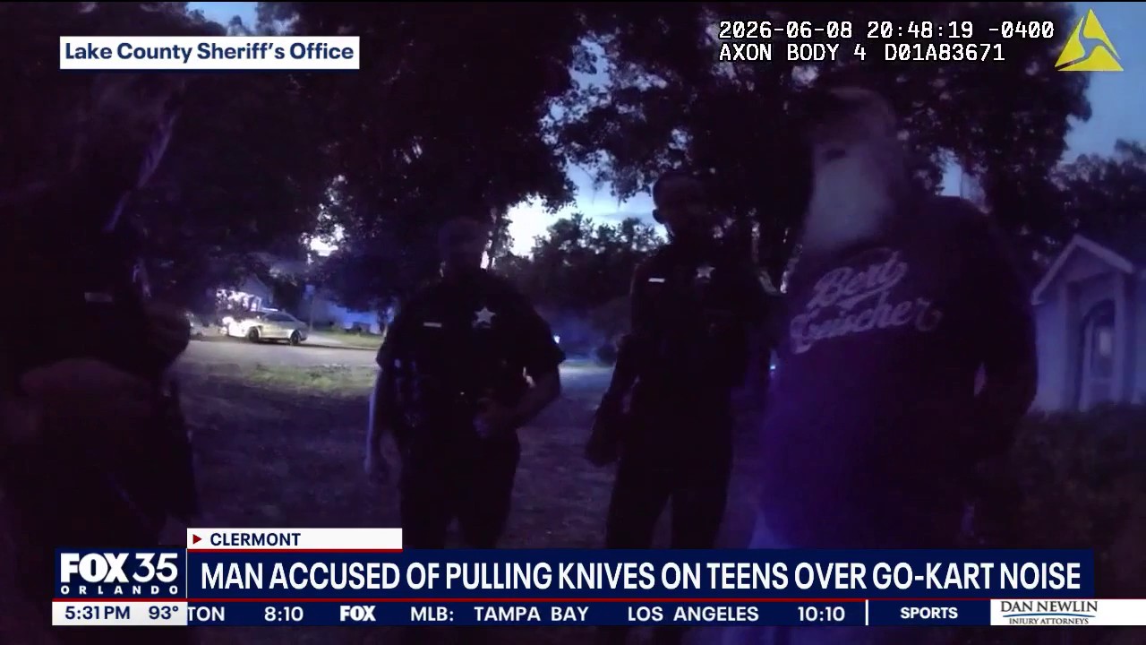 Man accused of threatening teens with knives over go-kart noise