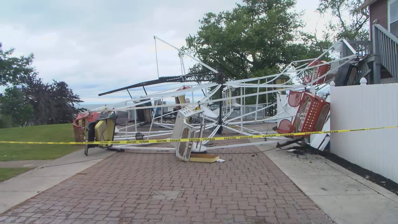 Historic 70-year-old Ferris wheel toppled in Geneva-on-the-Lake storm