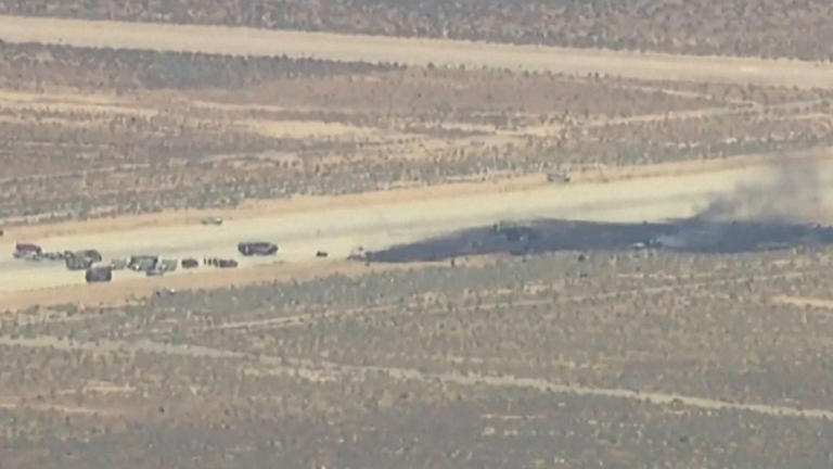 Eight dead after US bomber crashes shortly after take-off