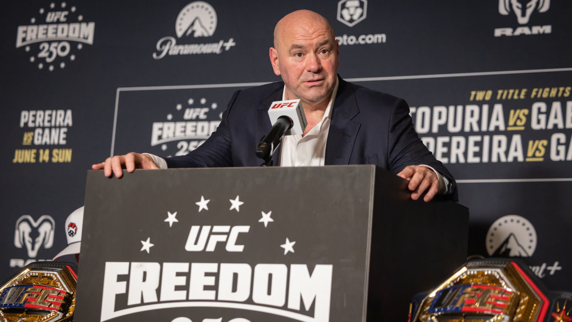 Dana White says 'Never again' after historic UFC White House event