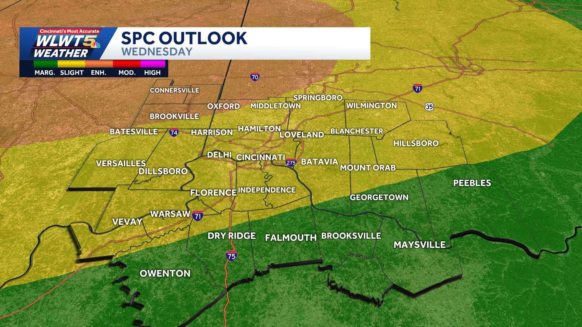 Timeline | Severe storm threat eyes Cincinnati region Wednesday into ...