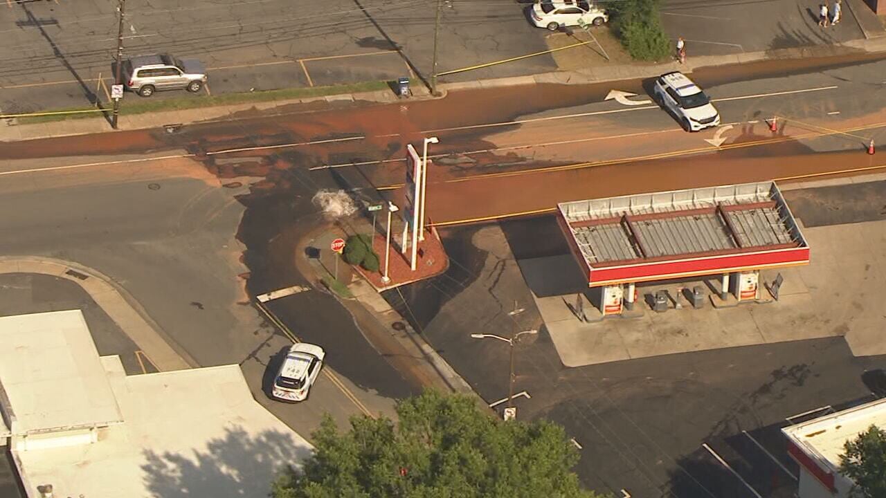 Residents scramble after water main break forces road closure
