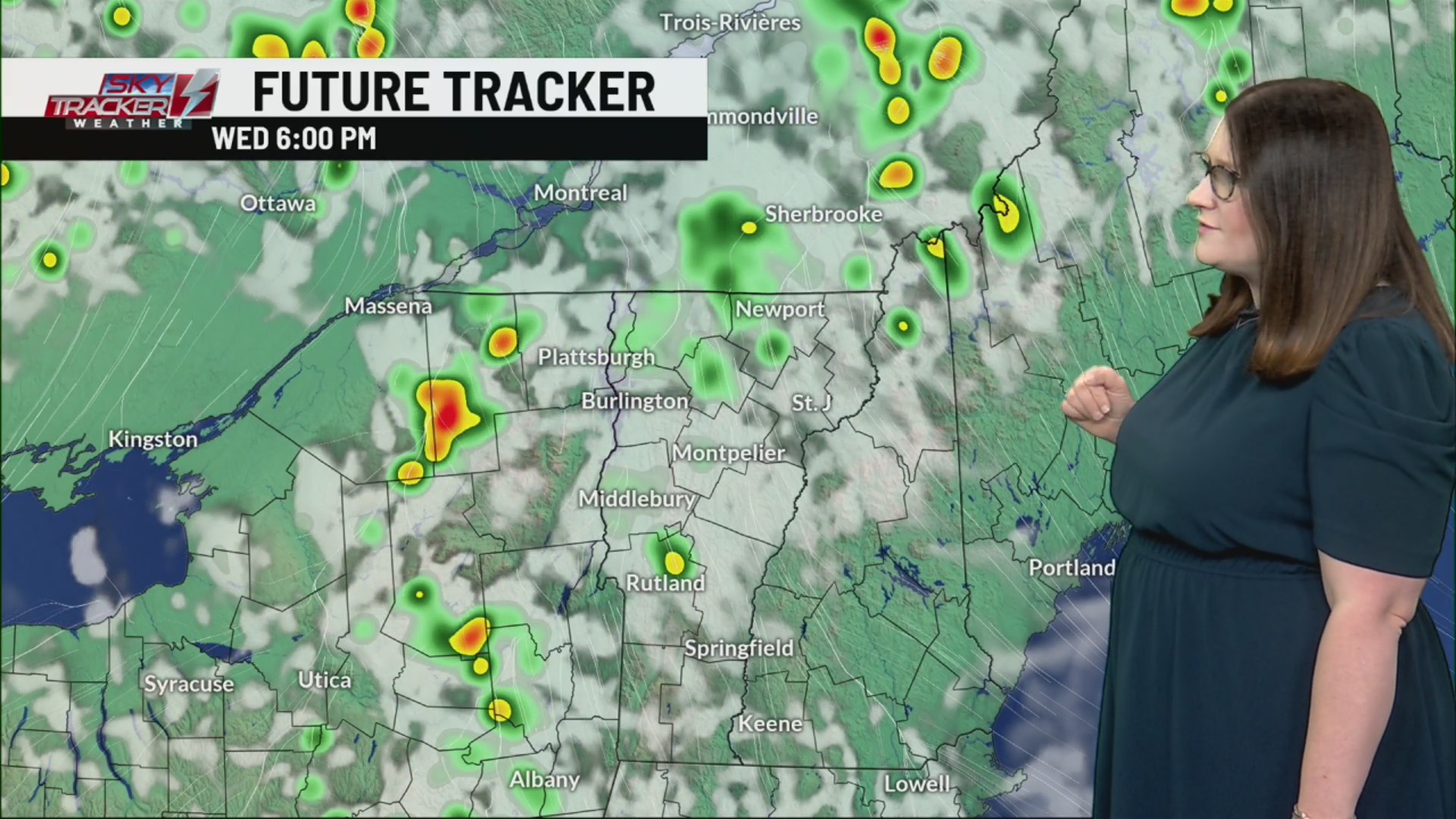 Sunny and seasonable Tuesday; more showers Wednesday